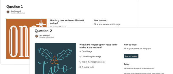 How to Set up a (Festive) Quiz in SharePoint Using Lists | Essential