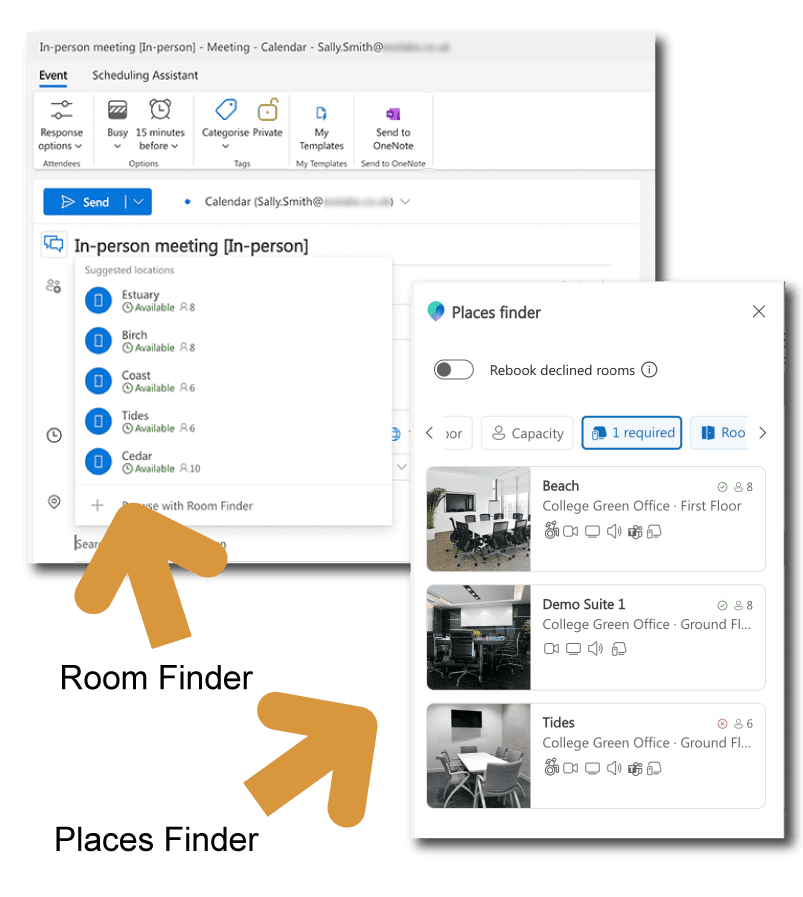 Meeting Room Screens for Microsoft 365 & Teams Rooms | Essential