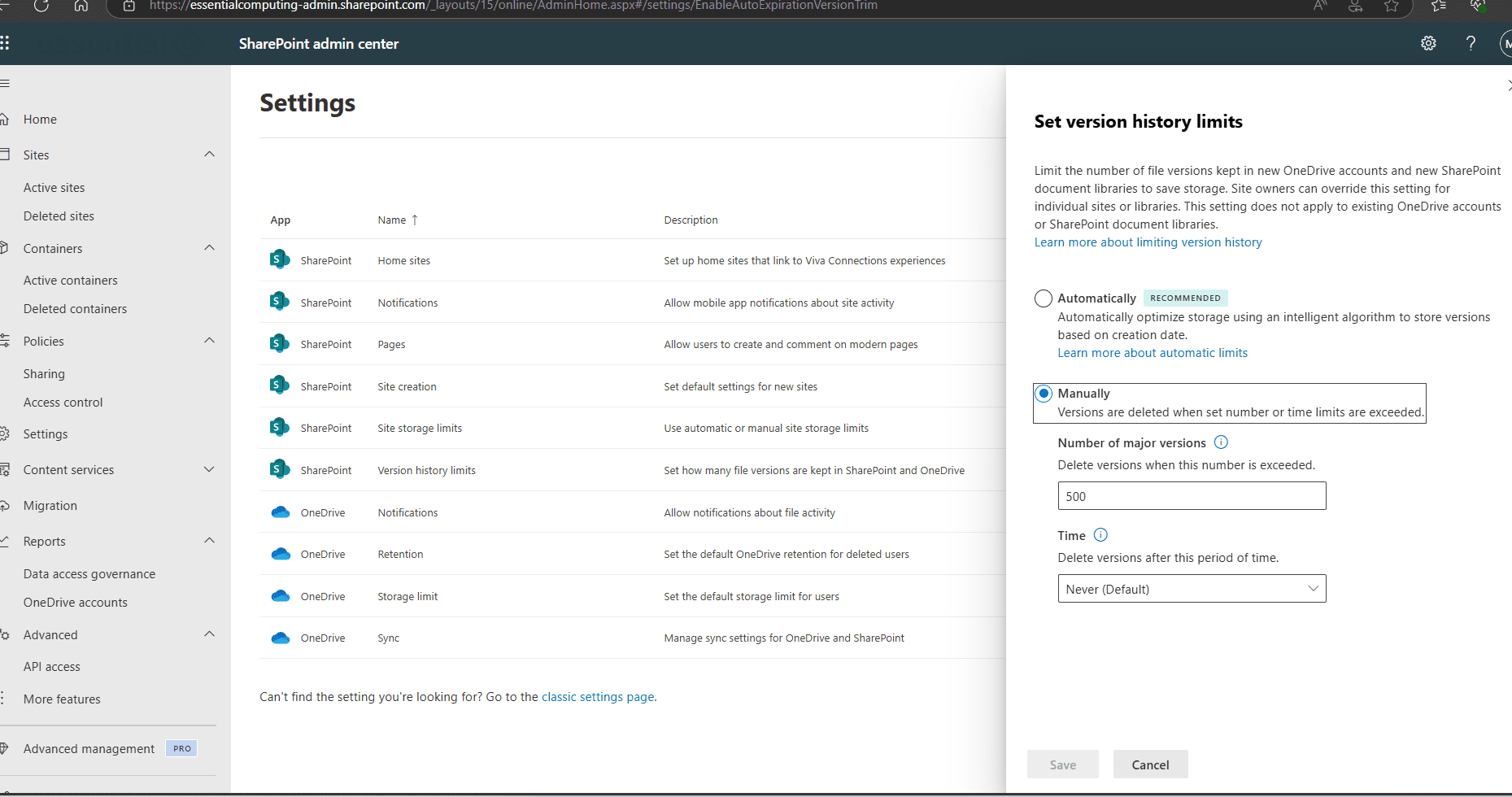 Saving SharePoint Storage by Version Archiving | Essential