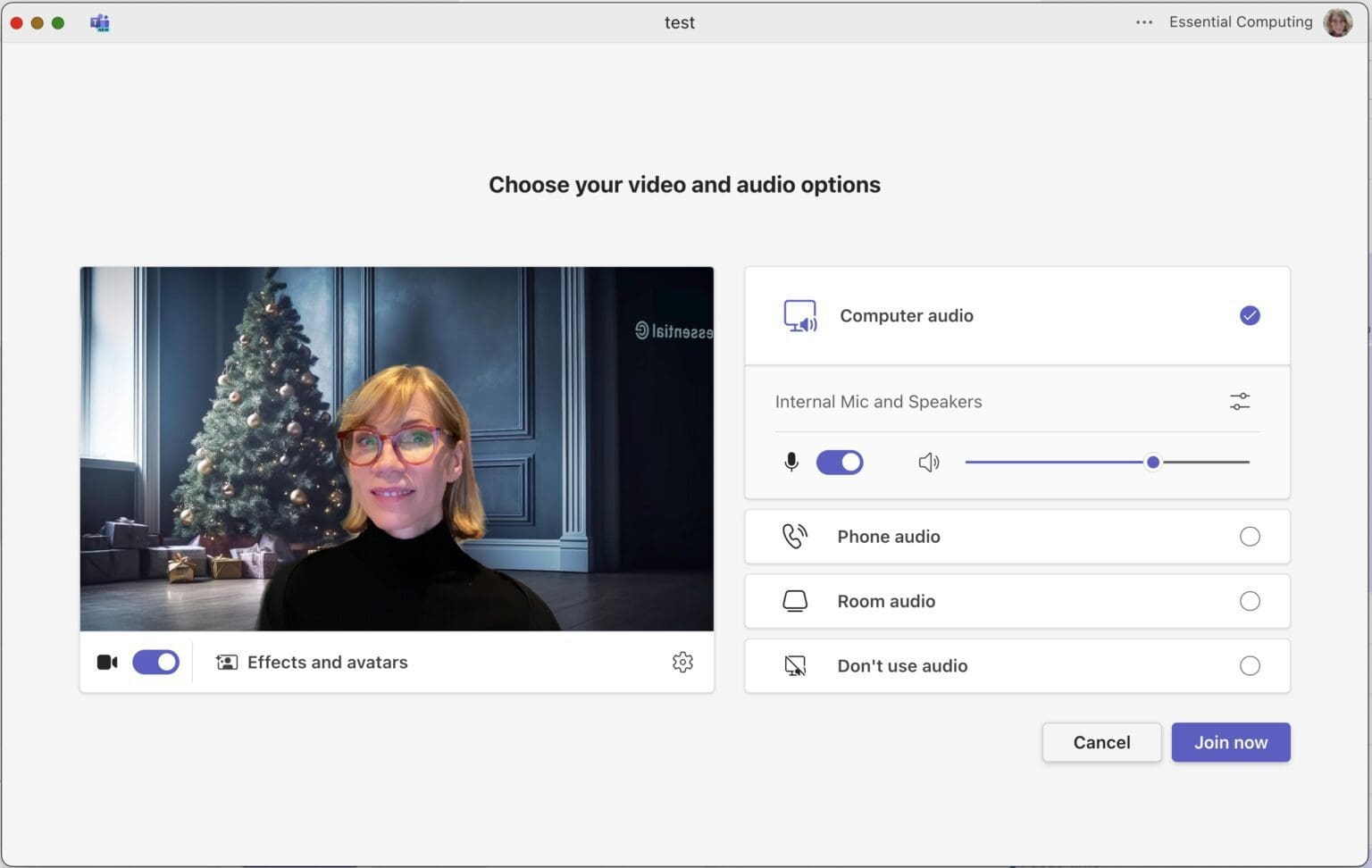 How to set a festive Microsoft Teams background | Essential