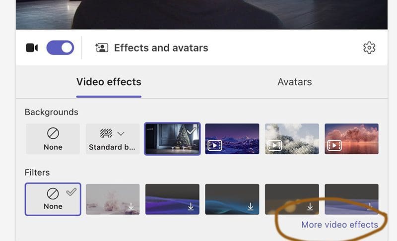 How to set a festive Microsoft Teams background | Essential