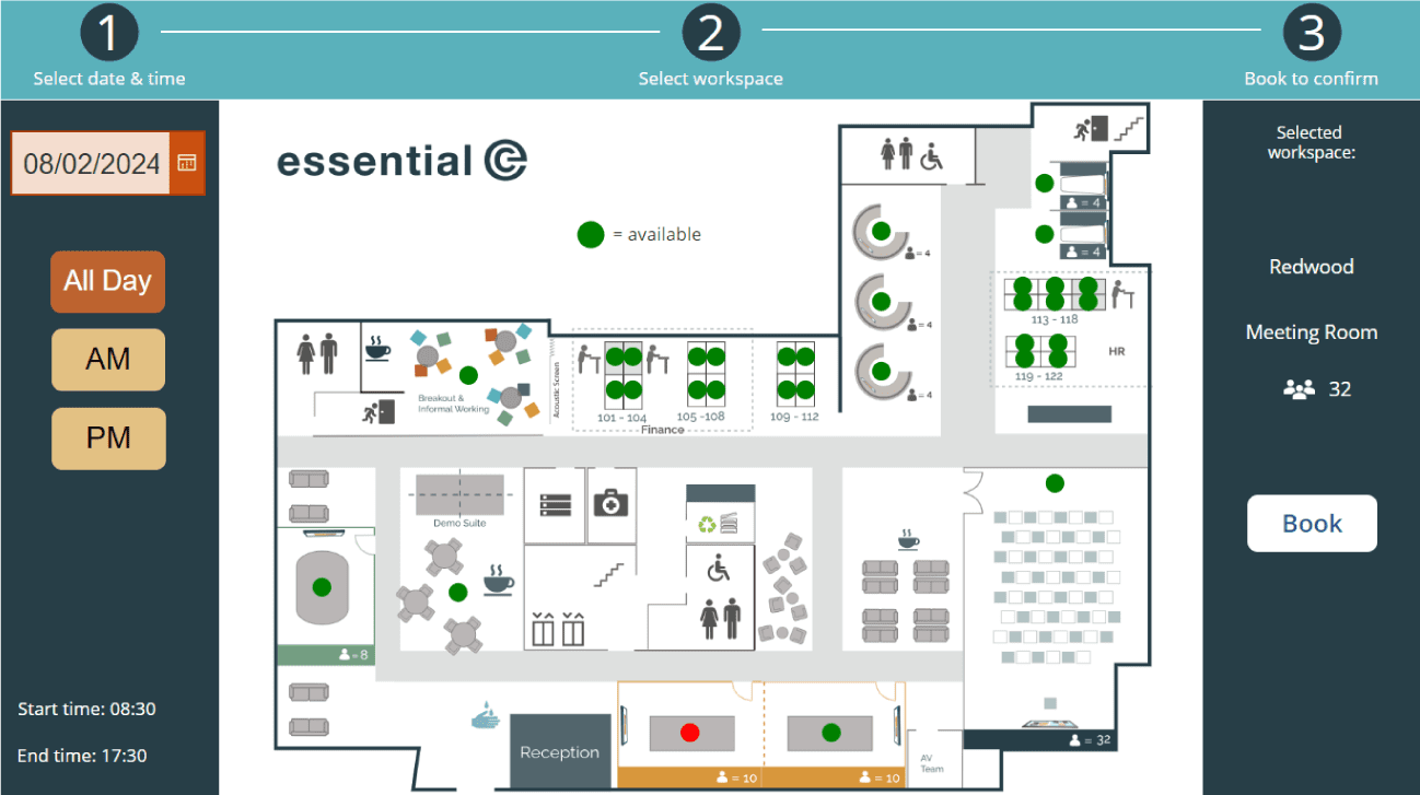 Demo: Using Microsoft Power Apps to create an interactive desk booking system