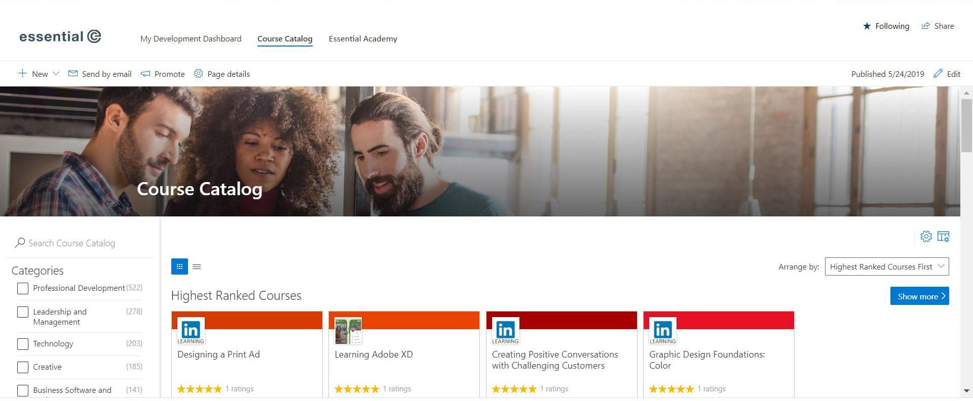 Announcing LMS365 (now Learn365) Support for LinkedIn Learning | Essential